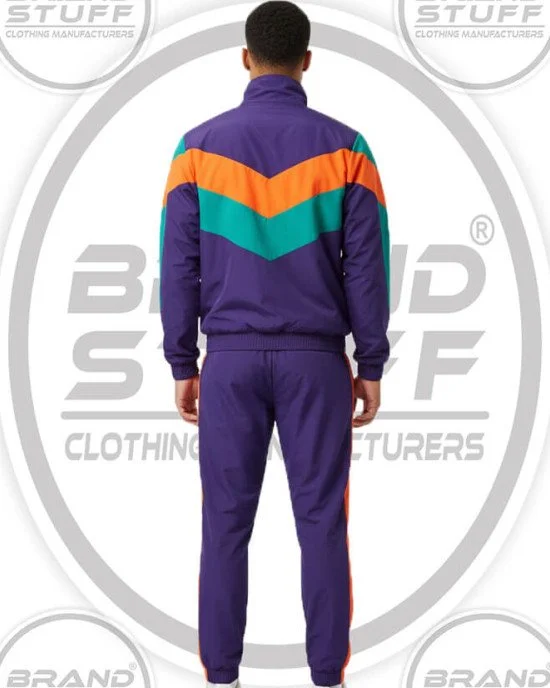 Purple 90s Tracksuit Manufacturer | Vintage Sportswear