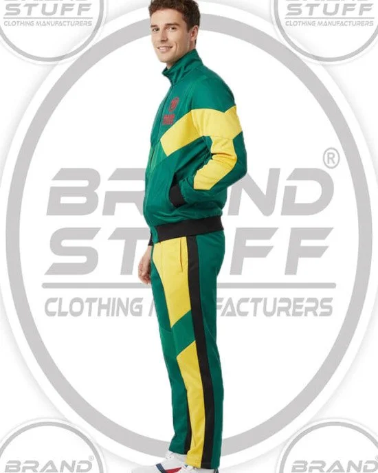 90s Color Block Tracksuit | Wholesale Athletic Streetwear Manufacturer